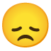 😞 Disappointed Face Emoji